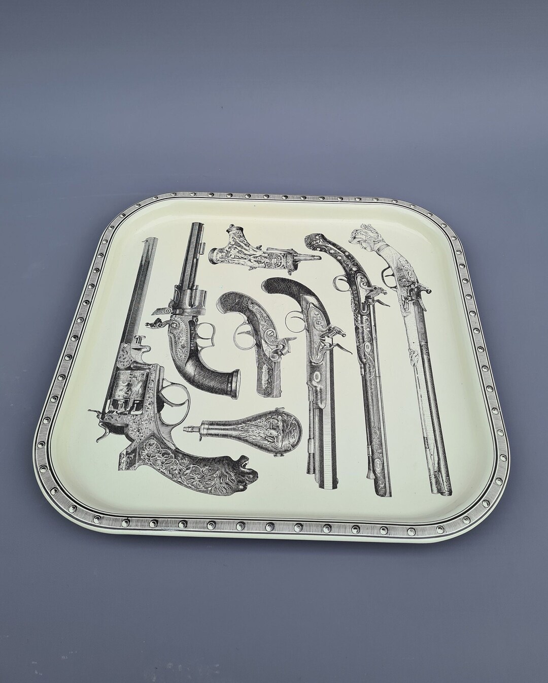 Beautiful Vintage guns Tray by Piero Fornasetti, Italy 1960 - Etsy