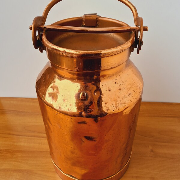 Antique Copper Milk Cans - Etsy