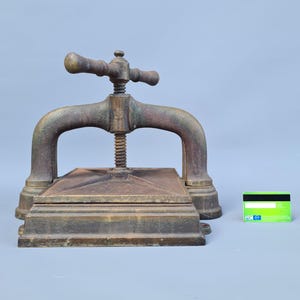 19th Century French Wrought Iron Book Binding Press ++ - Etsy