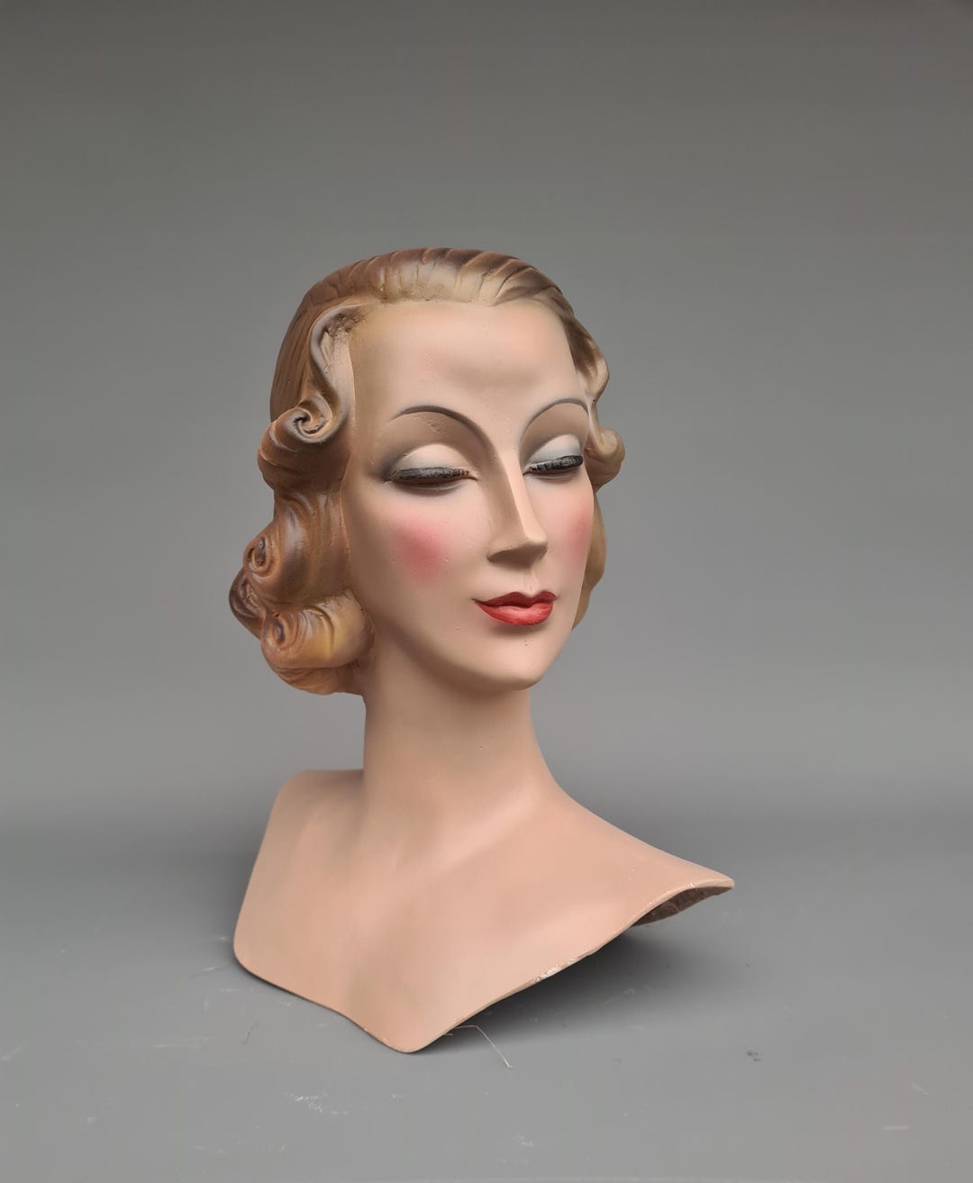 Nice Plaster Head From a Mannequin, Art Deco Style ++ - Etsy