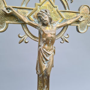 Rare Large Antique French Bronze Religious Church Altar Cross ++ - Etsy