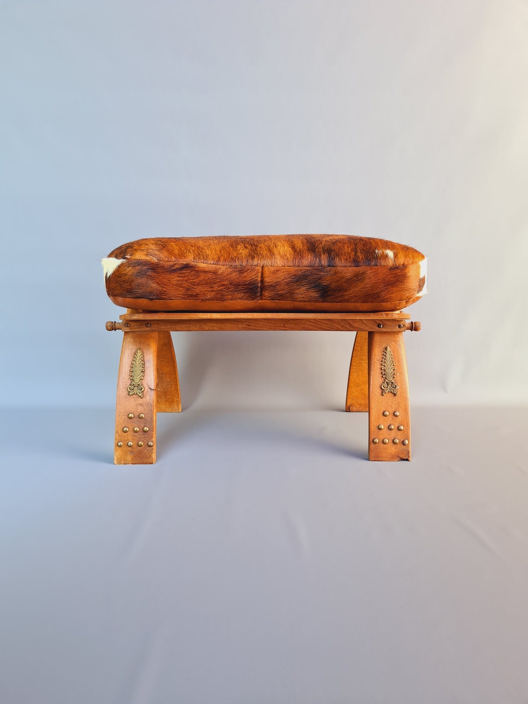 Beautiful Vintage Cow Foot Stool - Etsy