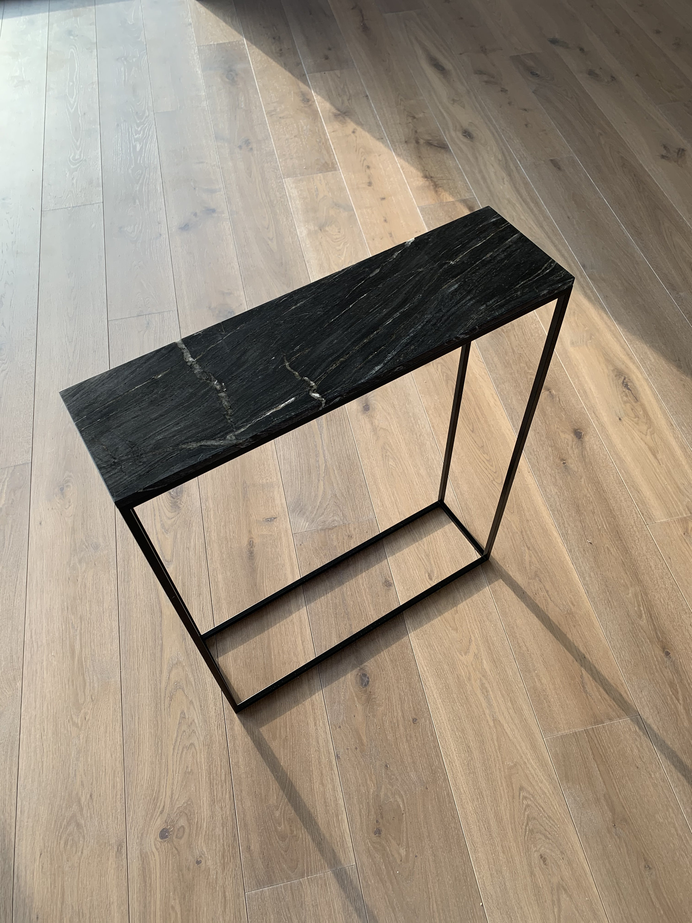 Minimal Design Marble Console Table Narrow Hallway Table or - Etsy