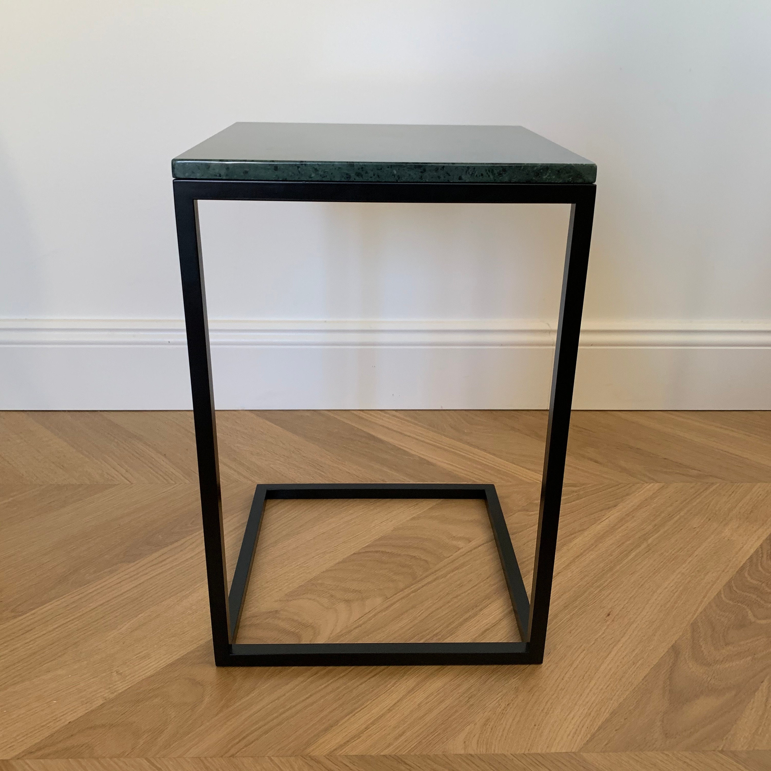 Marble Side Table, C- Table, Small Marble Nighstand, Natural Stone End ...