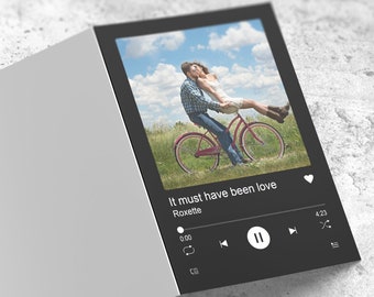 Spotify Birthday Card - Etsy UK