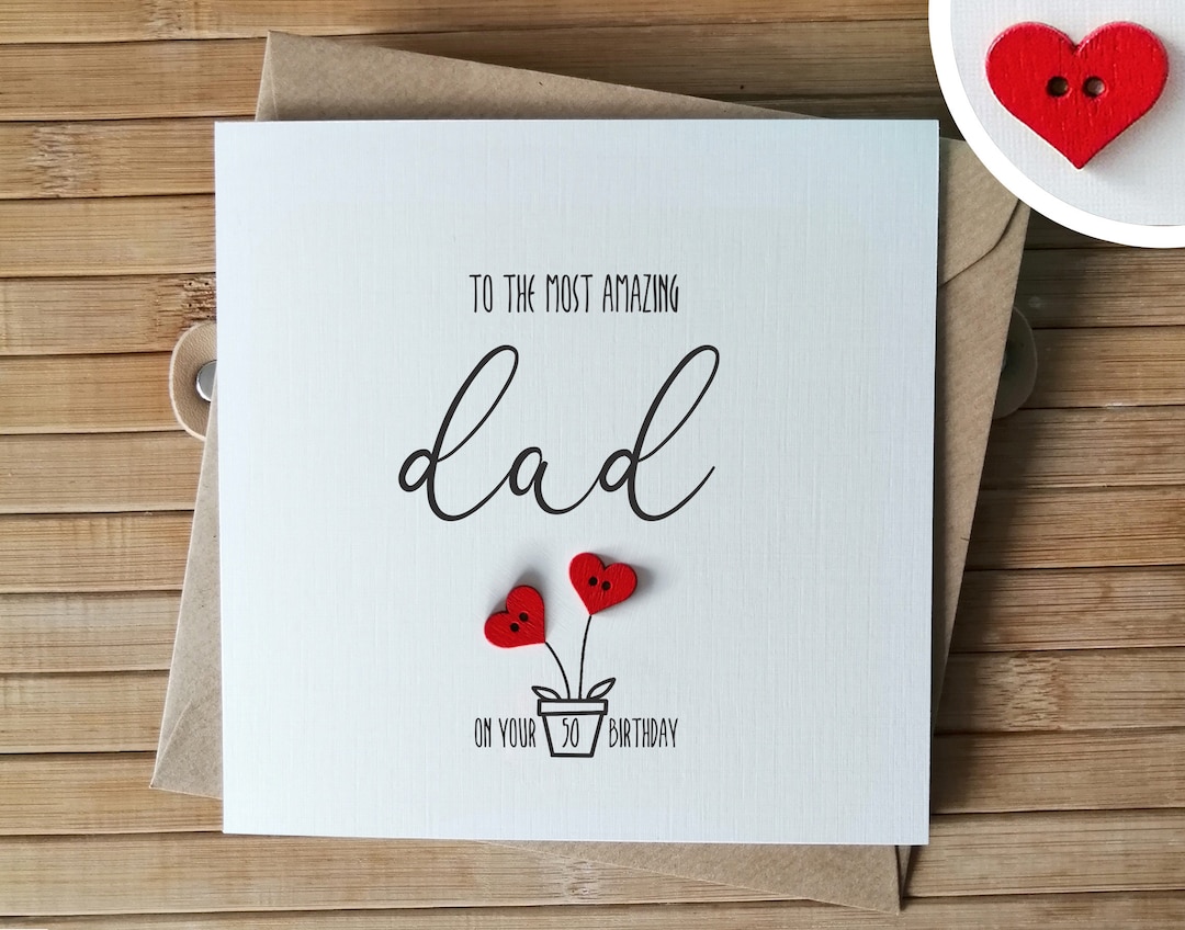 50th Birthday Card for Daddy, ZAMAZING DAD 50th Birthday Card ...