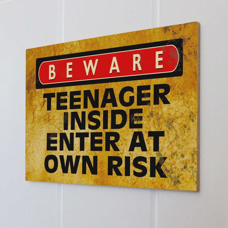 Kids Room Sign Funny Teenager Door Plaque Children Bedroom - Etsy UK