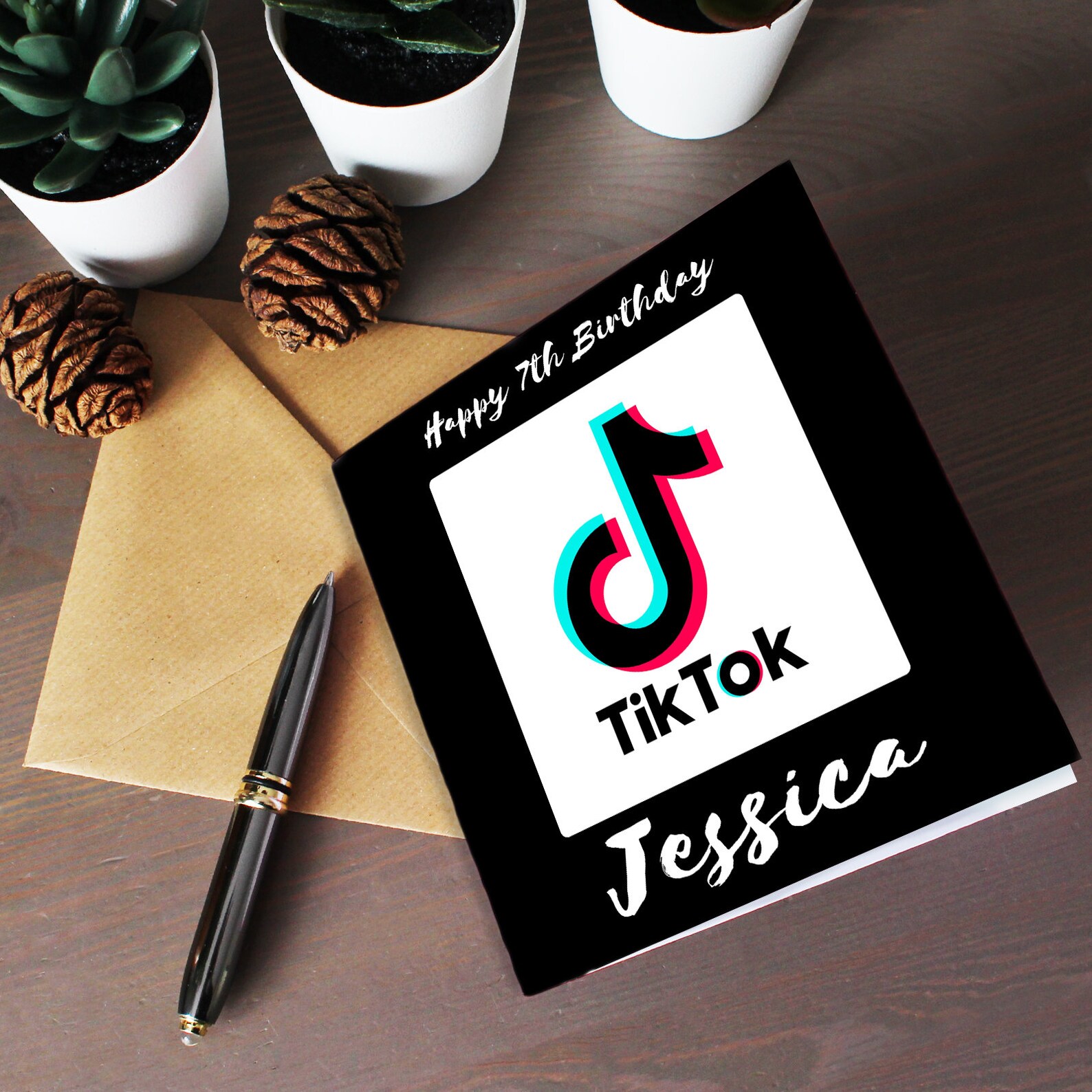 Tik Tok Personalised Birthday Card for Daughter Niece Friend - Etsy UK
