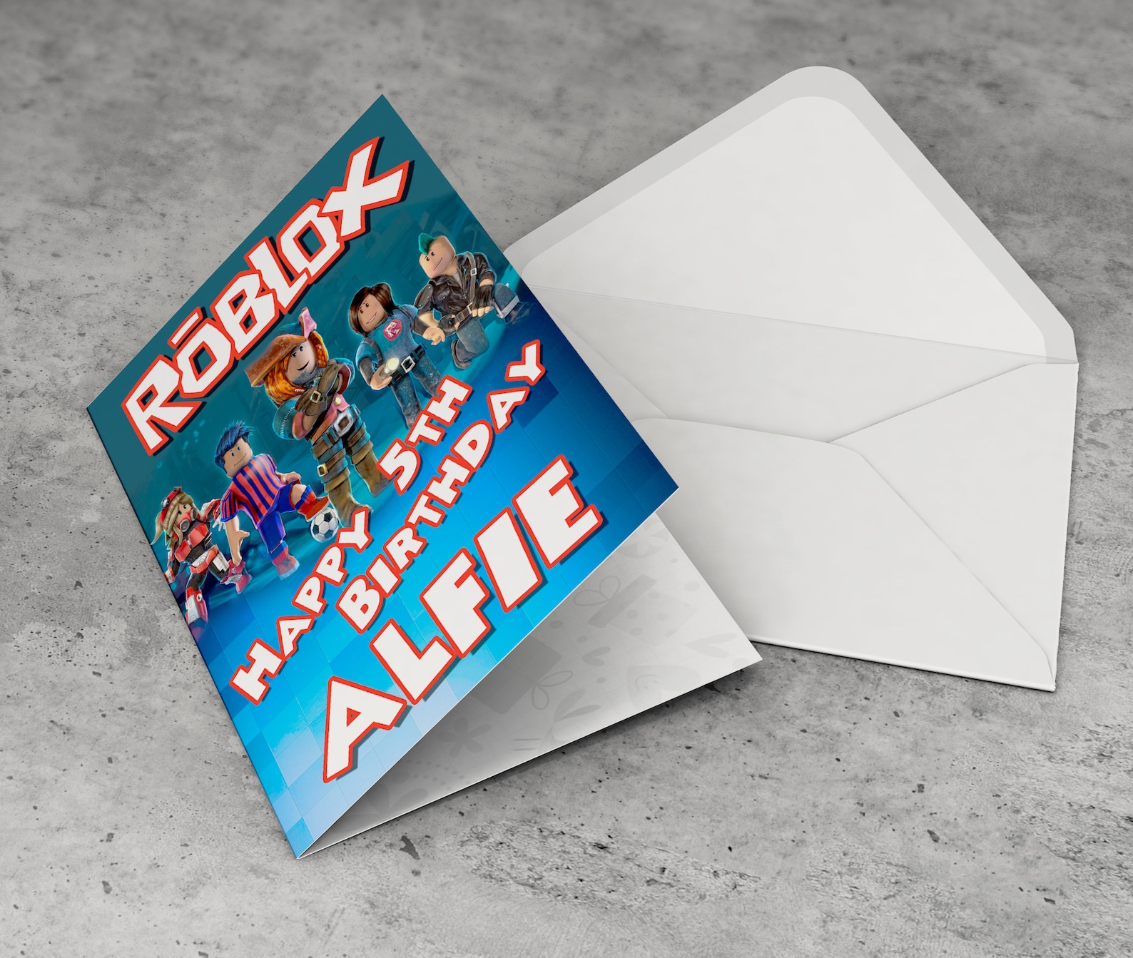 Roblox Personalised Birthday Card | Etsy UK