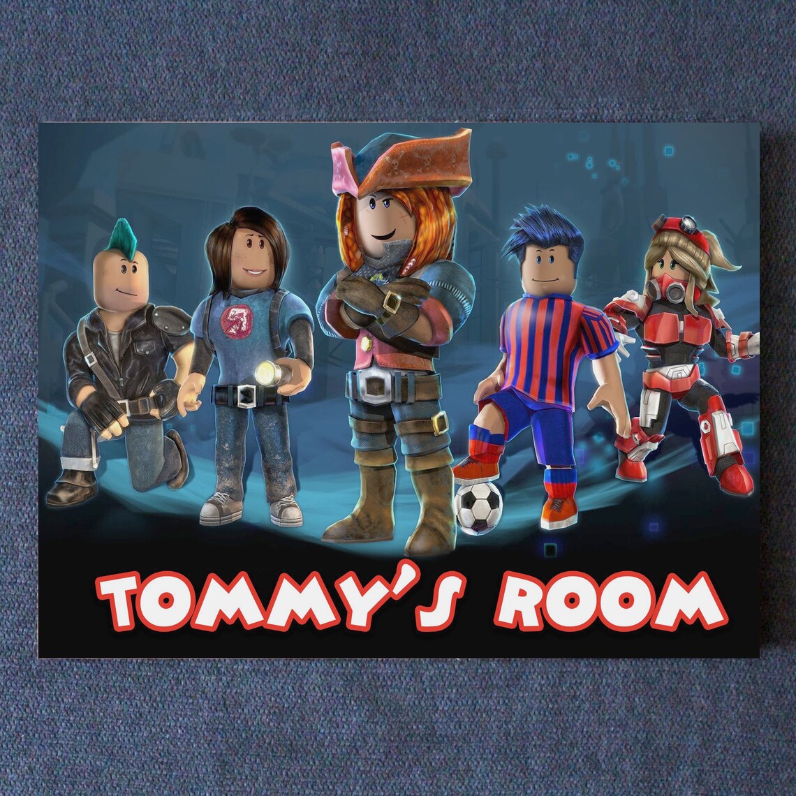ROBLOX Personalised Room Sign | Kids Door Plaque | Children Bedroom ...