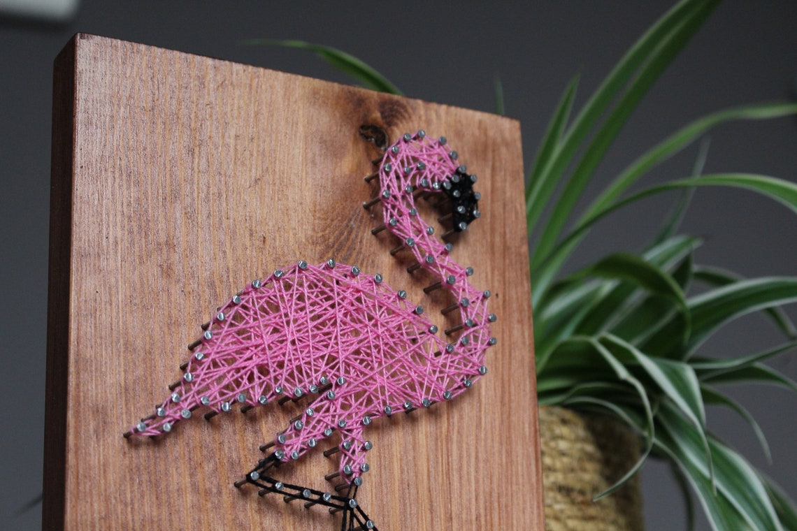 Flamingo String Art DIY Kit Nursery Baby Room Decor Wall | Etsy