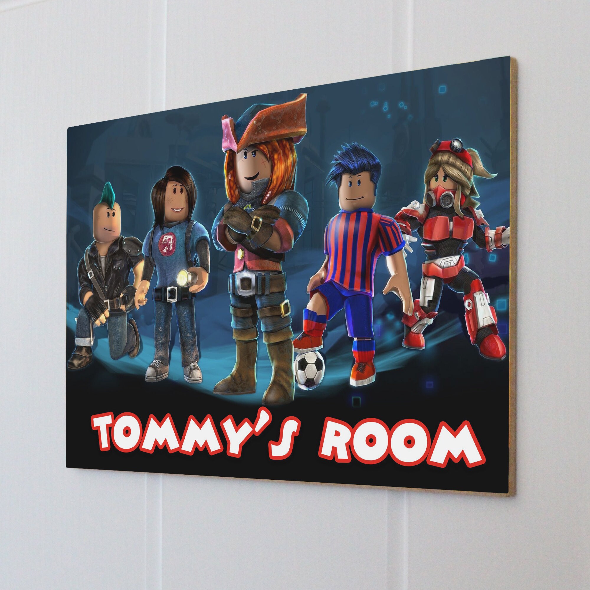 ROBLOX Personalised Room Sign Kids Door Plaque Children | Etsy