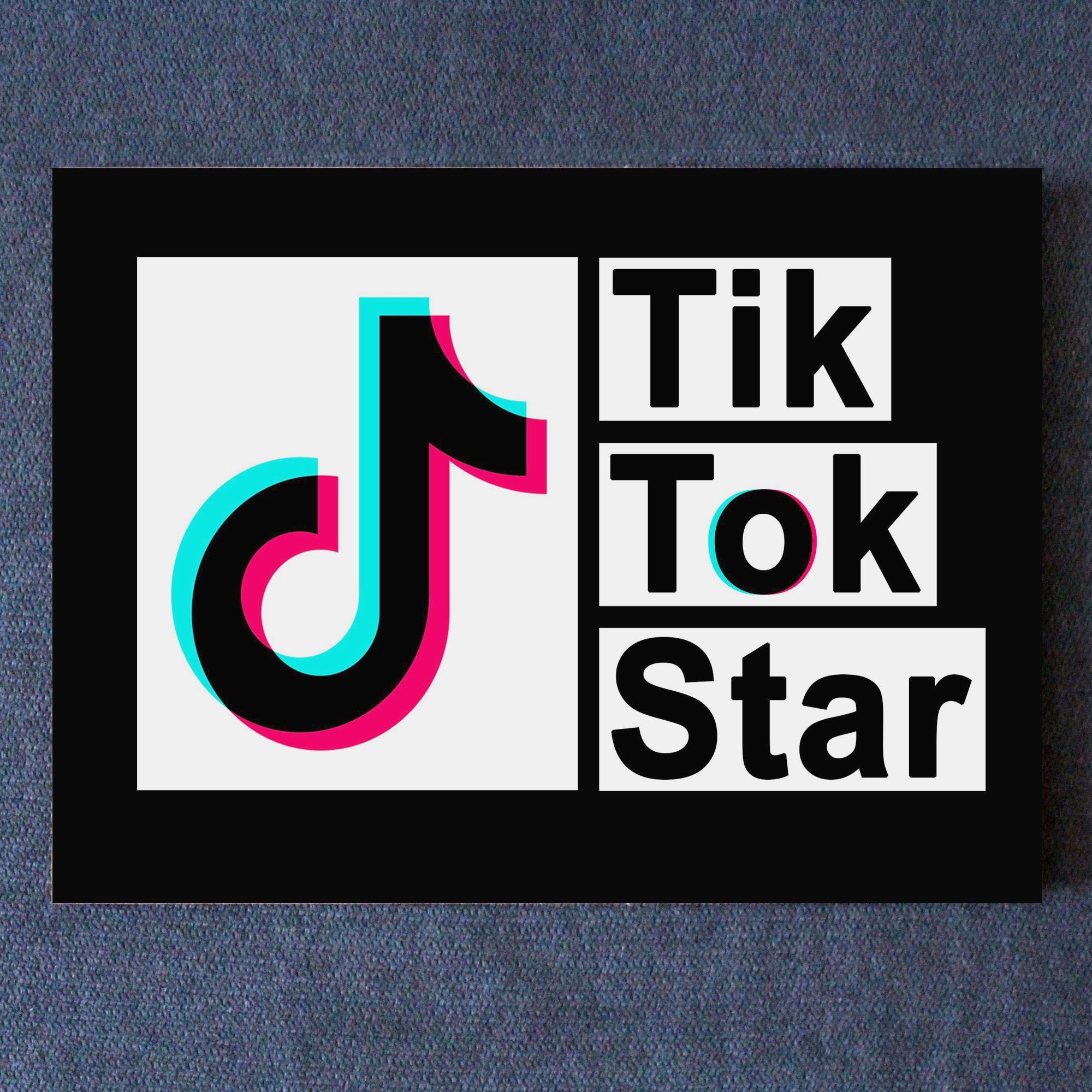 Tik Tok Star Kids Room Sign | Teenager Door Plaque | Children Bedroom ...