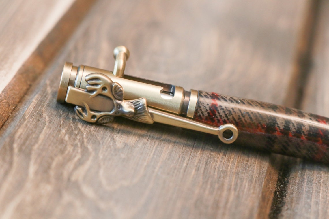 Custom Bolt Action Deer Pen Made With Your Fabric - Etsy