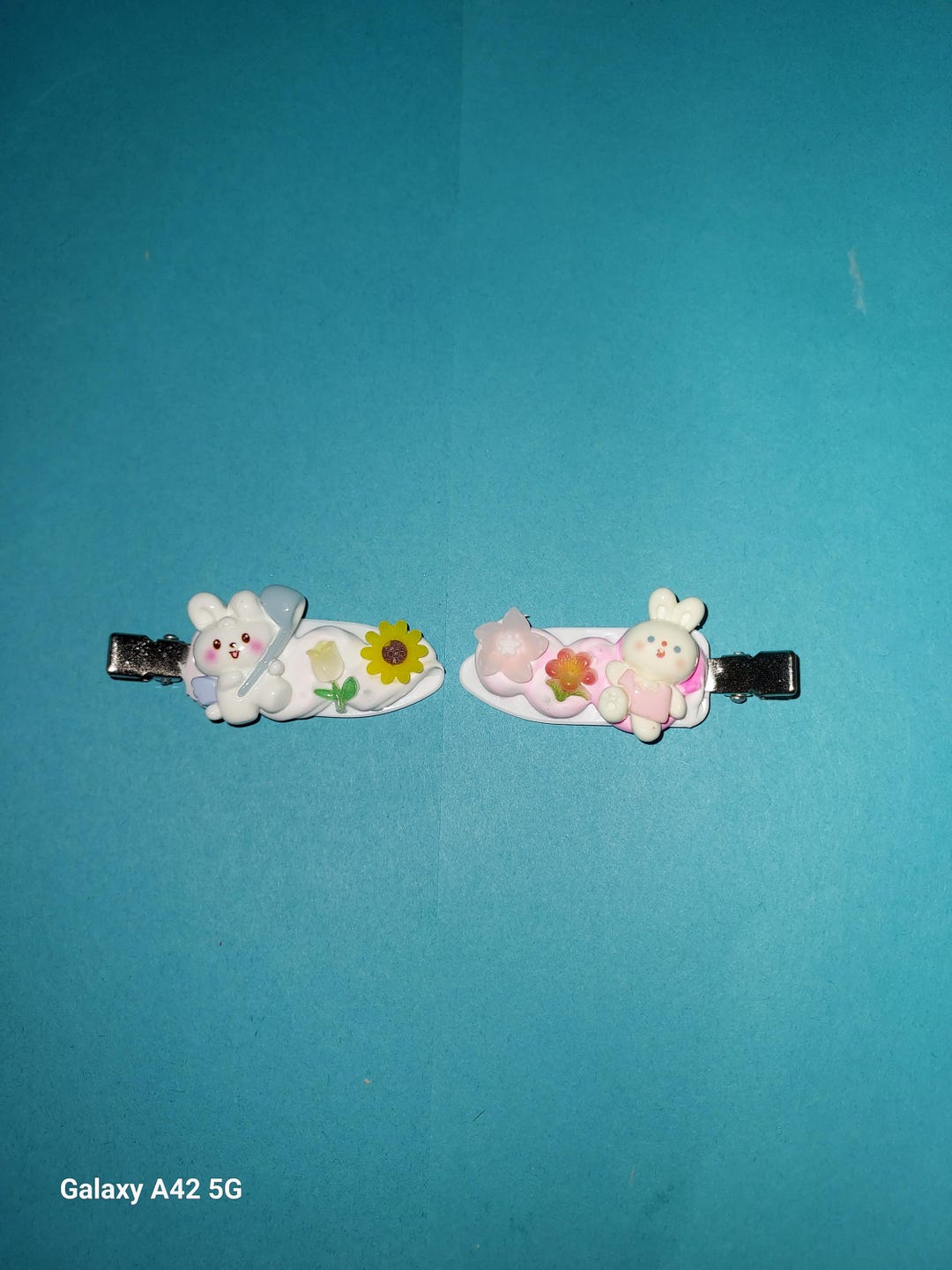 Matching Bunny Custom Decoden Barrettes - Etsy