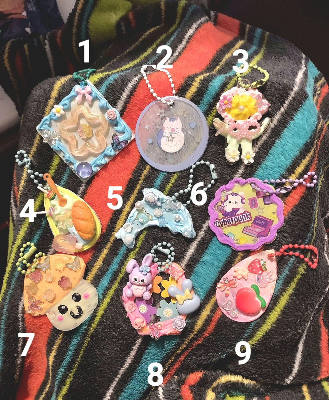 Custom Made to Order Decoden Resin Keychains - Etsy