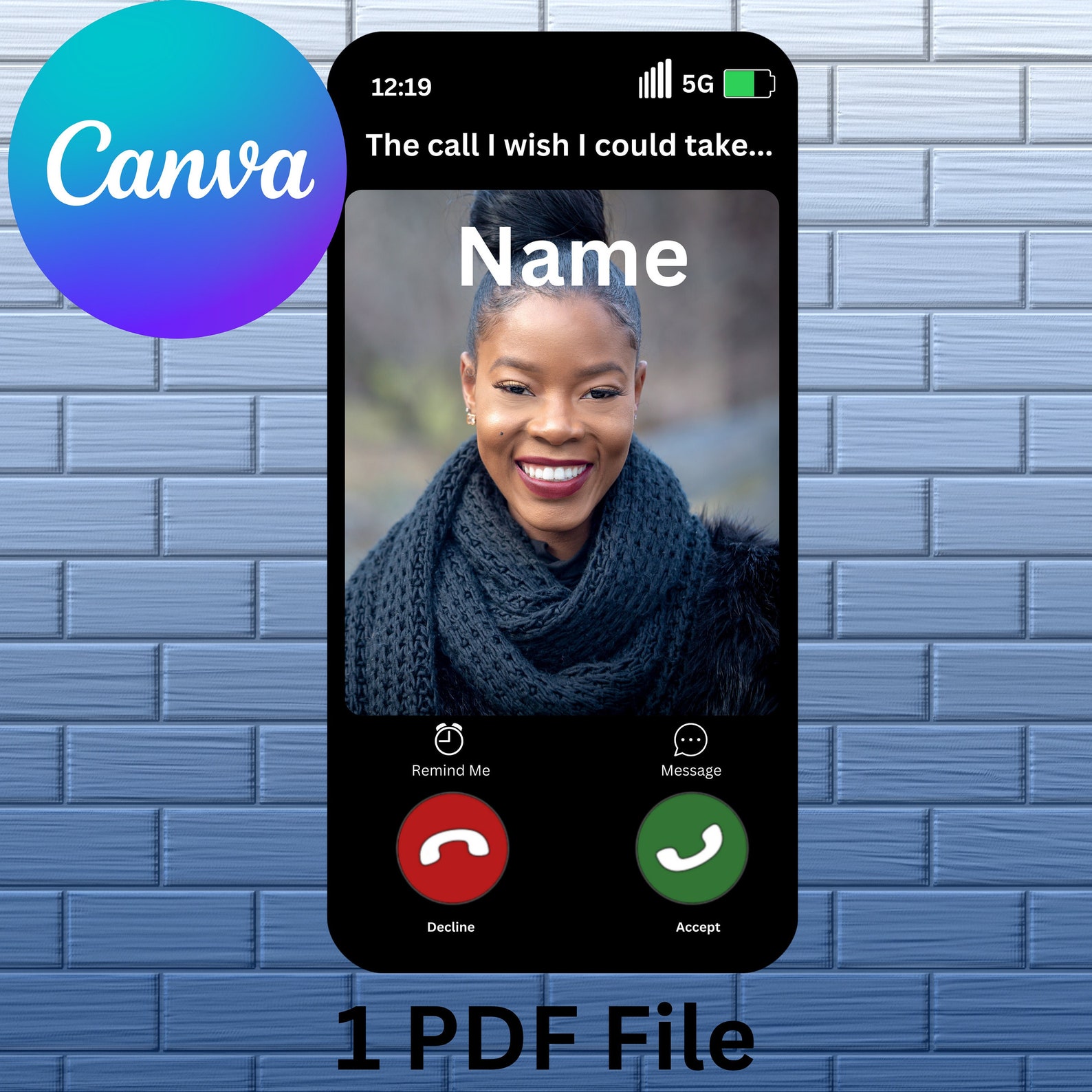 The Call I Wish I Could Take.... - Etsy