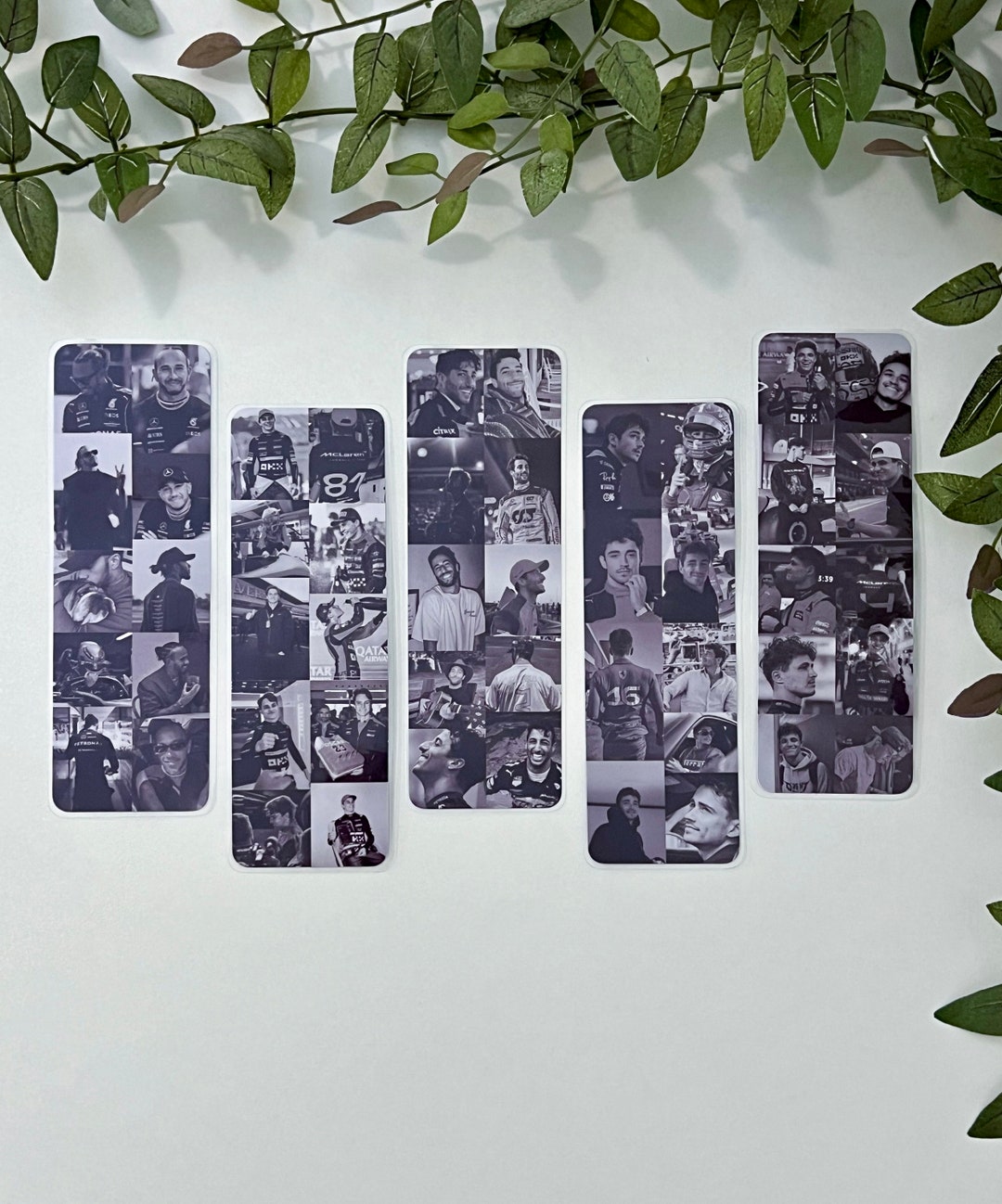 F1 Driver Collage Bookmark - Etsy