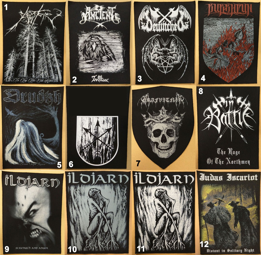 Various Rock & Metal Band Backpatches - Etsy