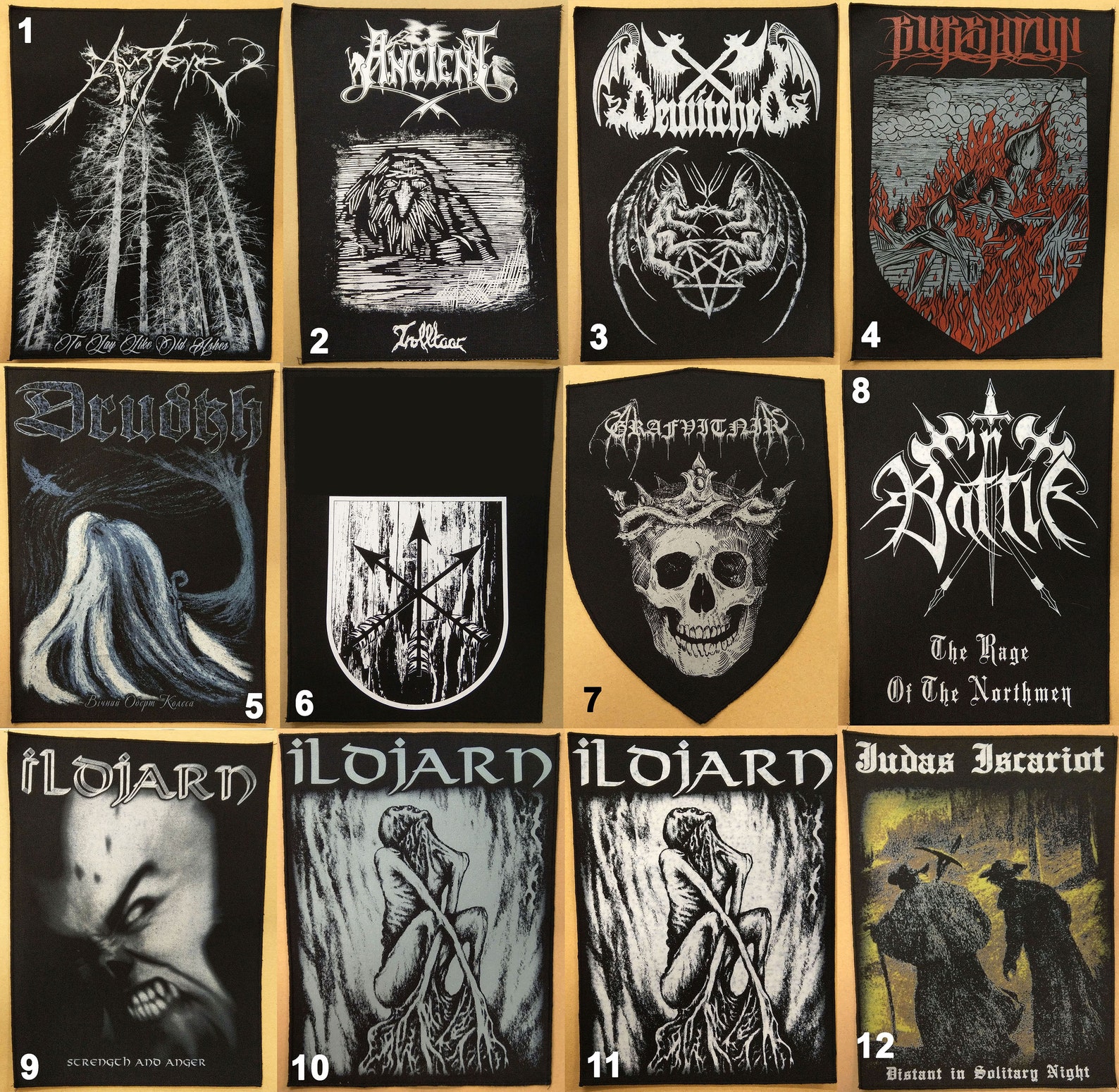 Various Rock & Metal Band Backpatches - Etsy