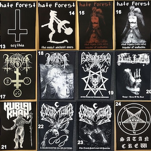 Various Rock & Metal Band Backpatches - Etsy
