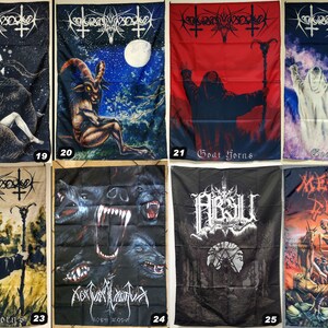 Various Rock & Metal Band Banners / Flags - Etsy