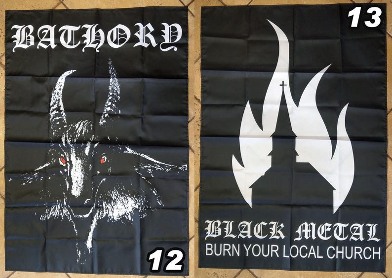 Various Rock & Metal Band Banners / Flags - Etsy