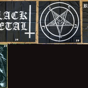 Various Rock & Metal Band Banners / Flags - Etsy