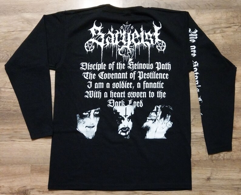 SARGEIST Disciple of the Heinous Path long Sleeve T-shirt | Etsy