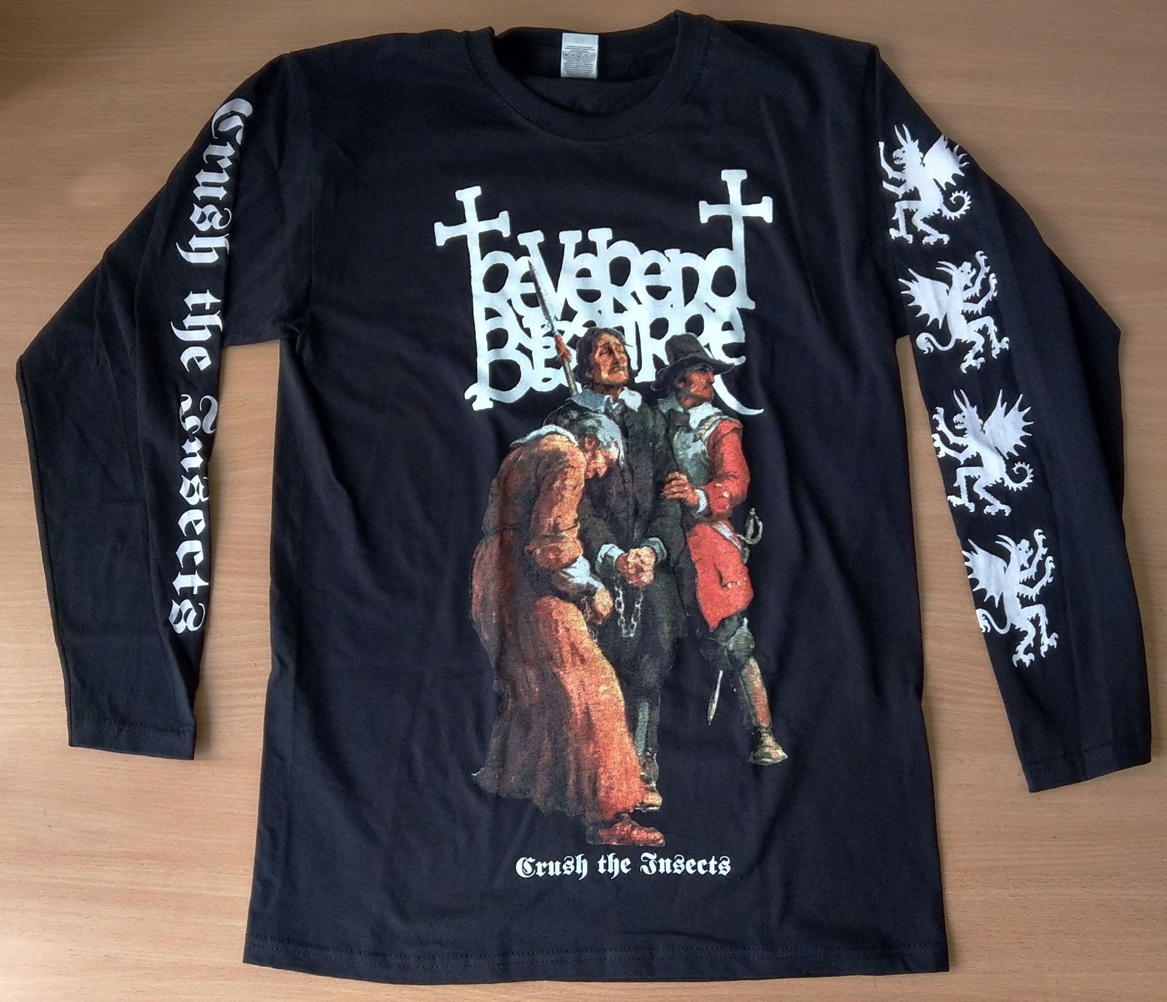 REVEREND BIZARRE Crush the Insects long Sleeve | Etsy