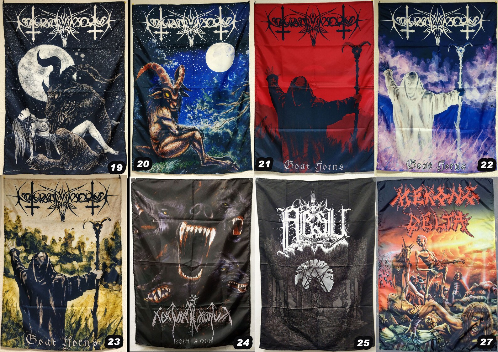 Various Rock & Metal Band Banners / Flags - Etsy Canada