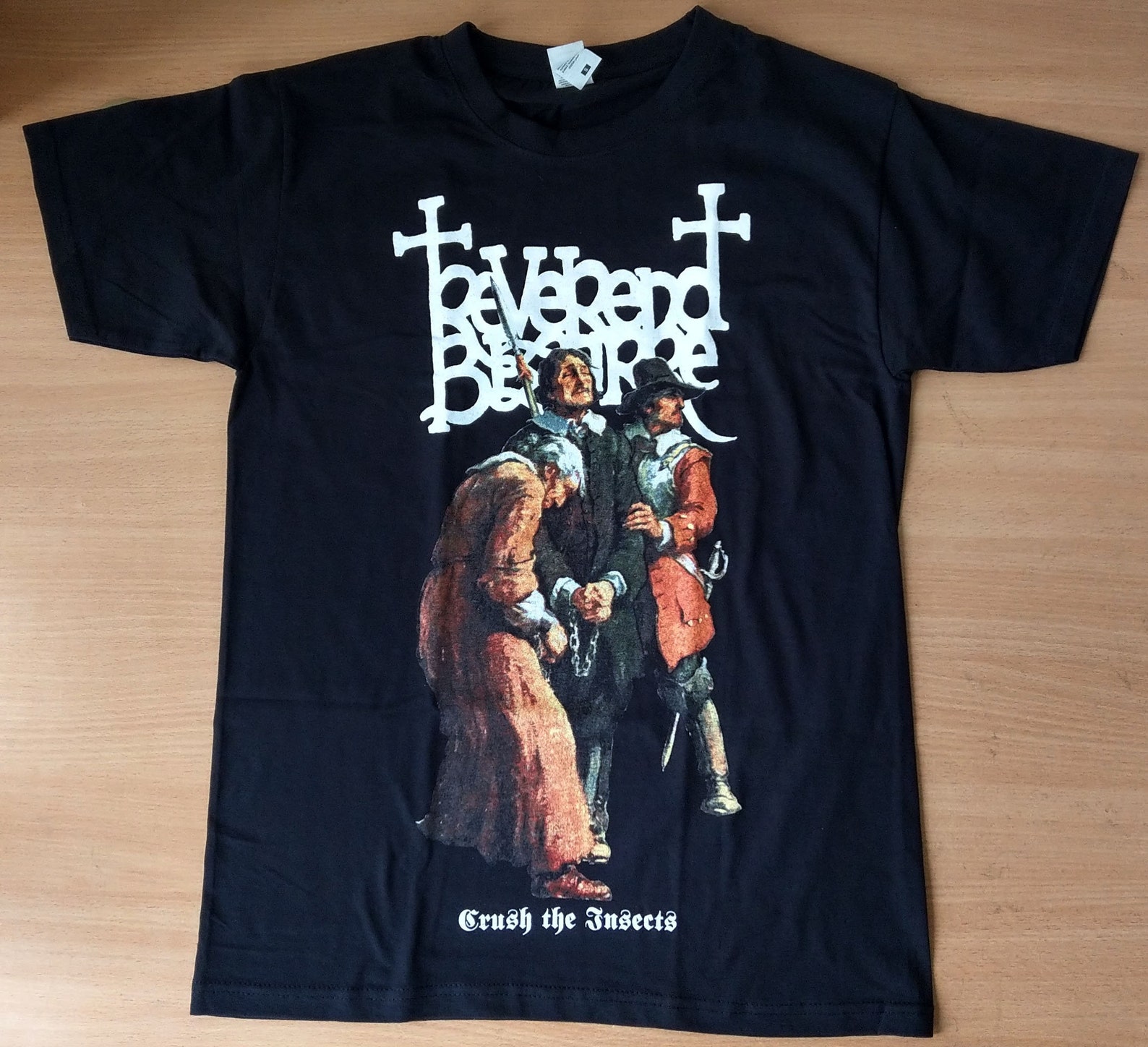 REVEREND BIZARRE - Crush the Insects (t-shirt) Officially Licensed - Etsy