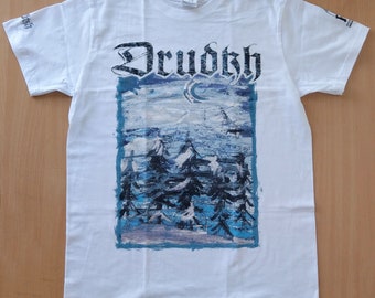 DRUDKH Winter dark Blue T-shirt | Etsy