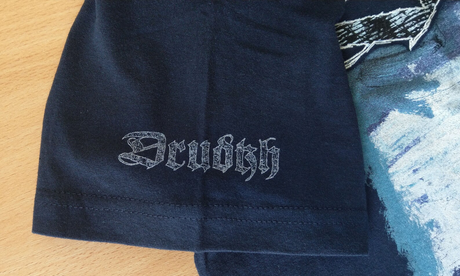 DRUDKH Winter dark Blue T-shirt - Etsy