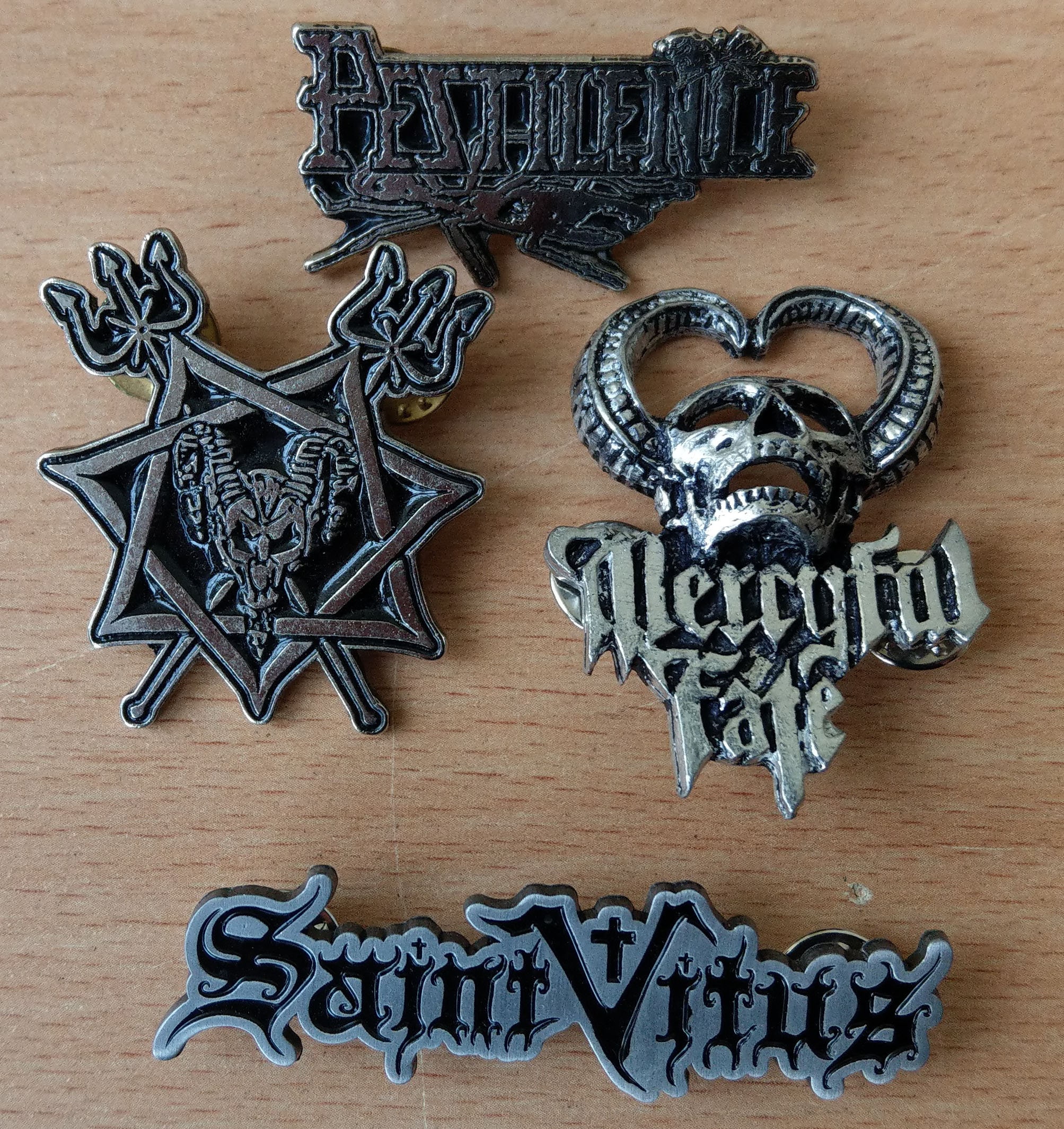 Various Rock & Metal Band Metal Pins - Etsy