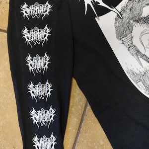 SARKRISTA - Black Devouring Flames (long Sleeve) Officially Licensed - Etsy