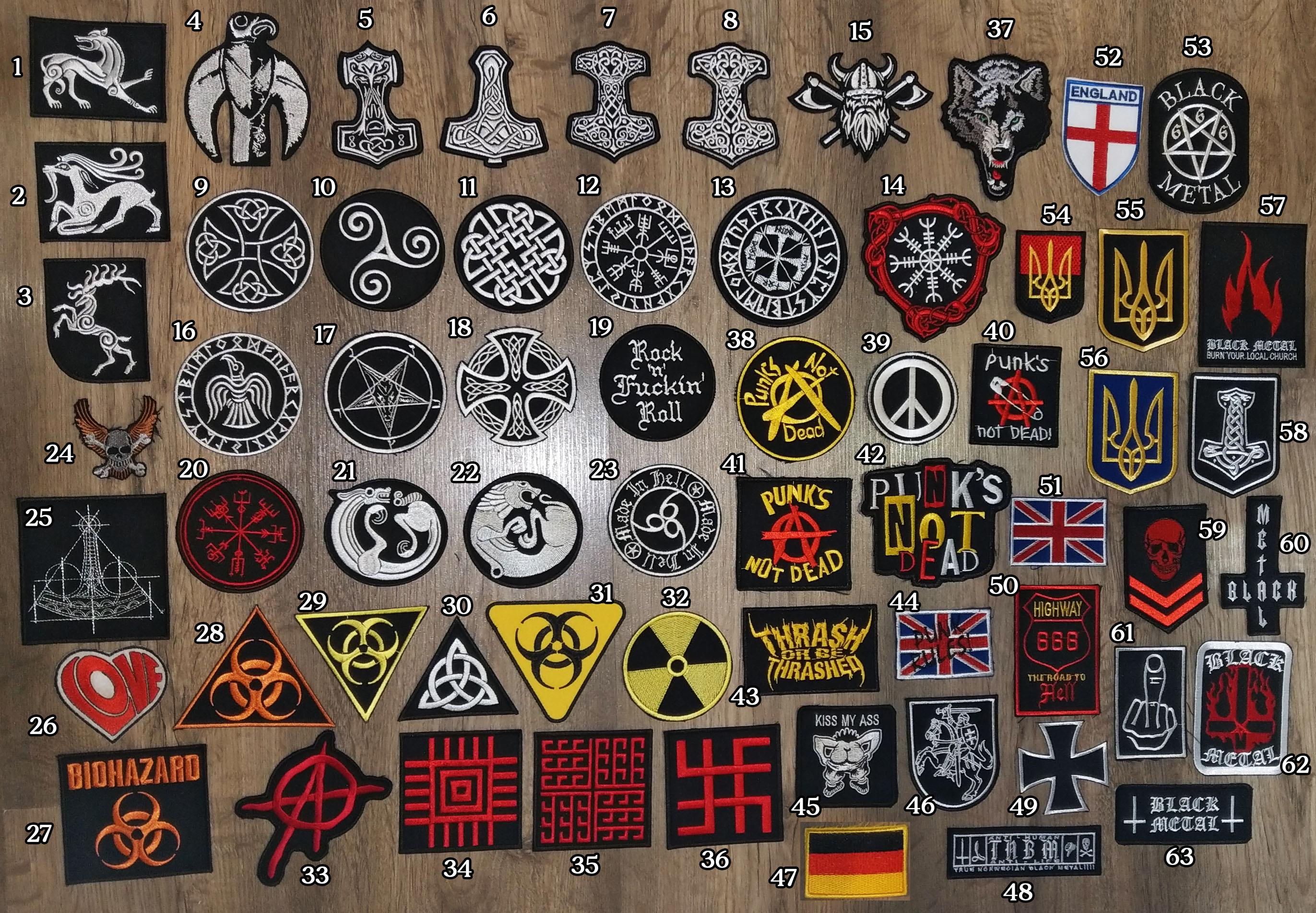 Various Rock & Metal Band Patches Part 02 - Etsy