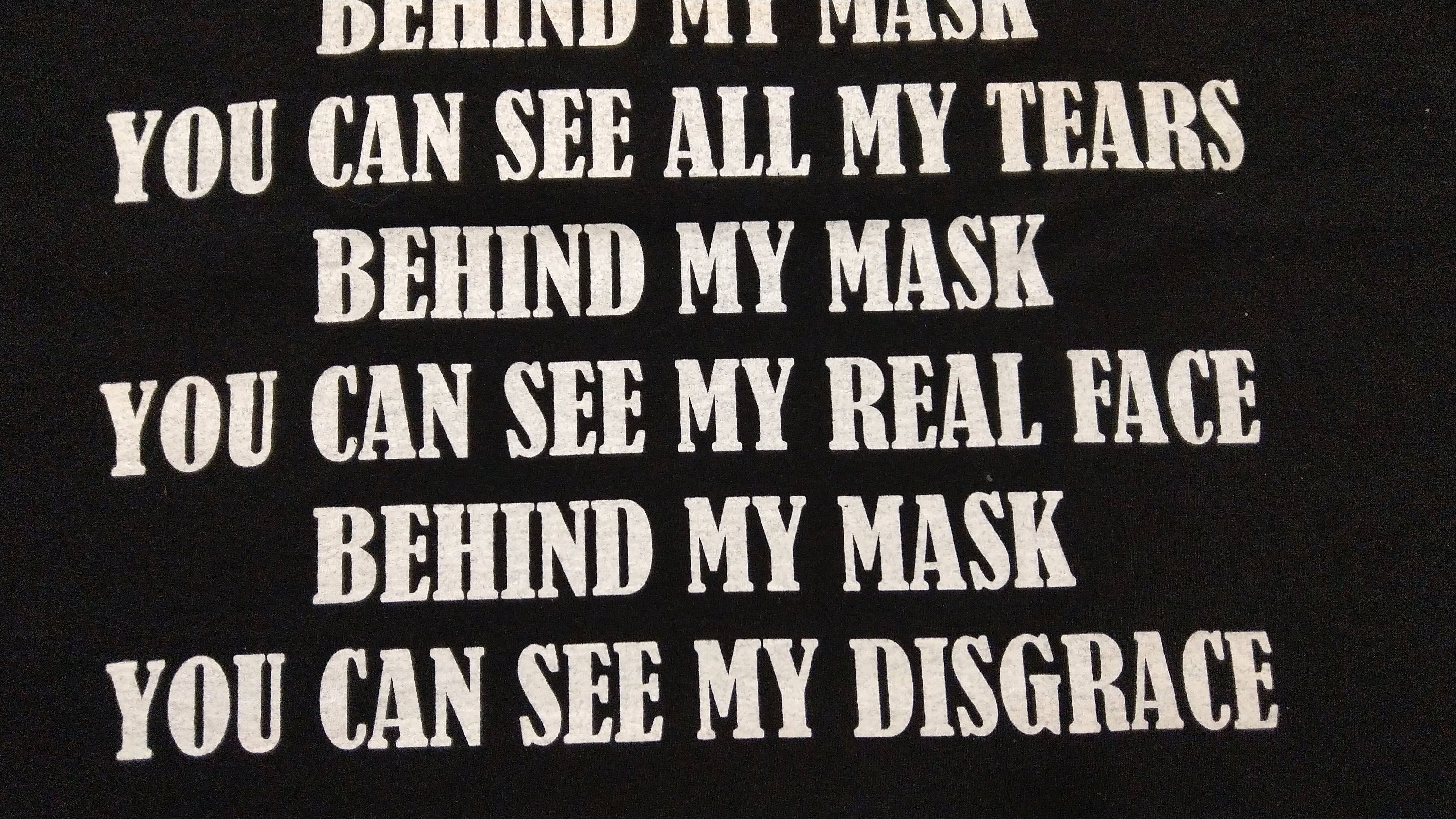 POLTERGEIST Behind My Mask T-Shirt | Etsy