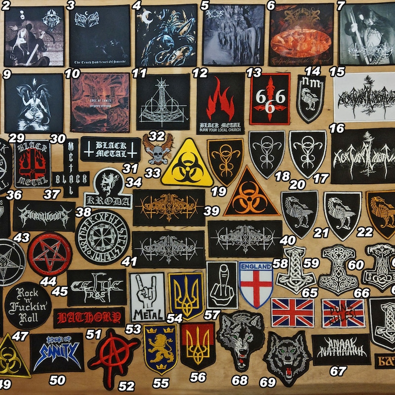 Metal Rock Band Patches - Etsy