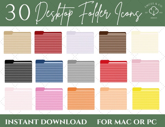 University Argyle Desktop Folder Icons Compatible for - Etsy