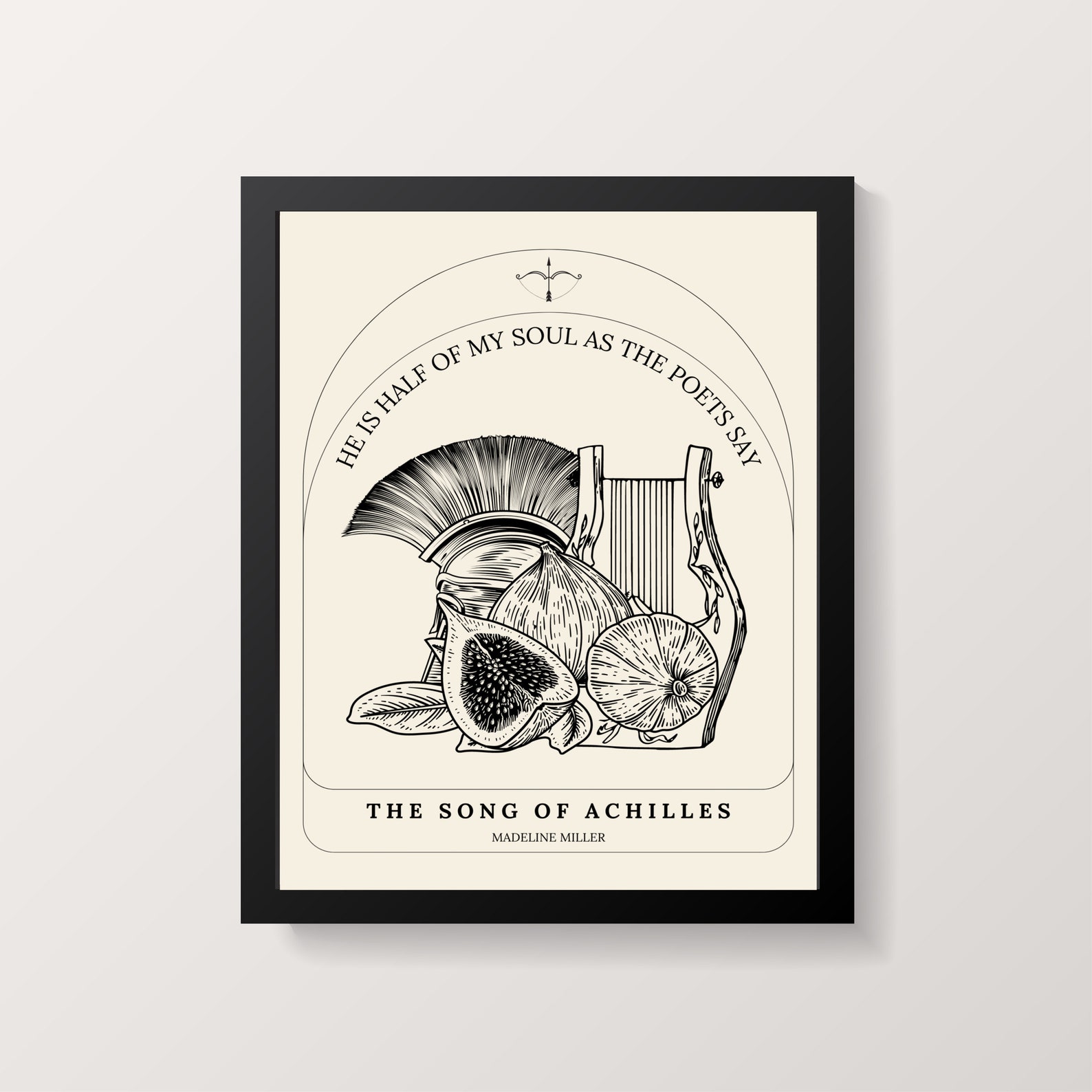 The Song of Achilles, Madeline Miller // Digital Print - Etsy