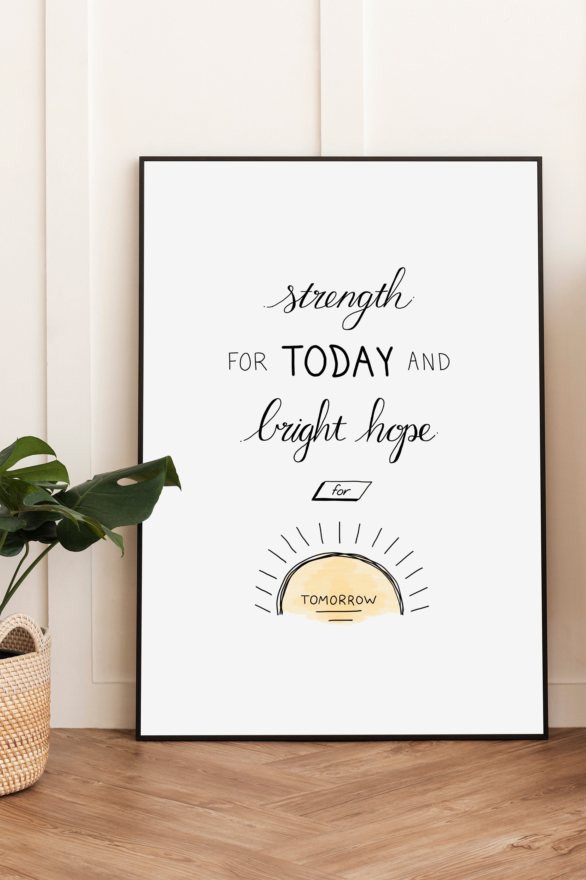 Strength for Today and Bright Hope for Tomorrow Great is Thy | Etsy