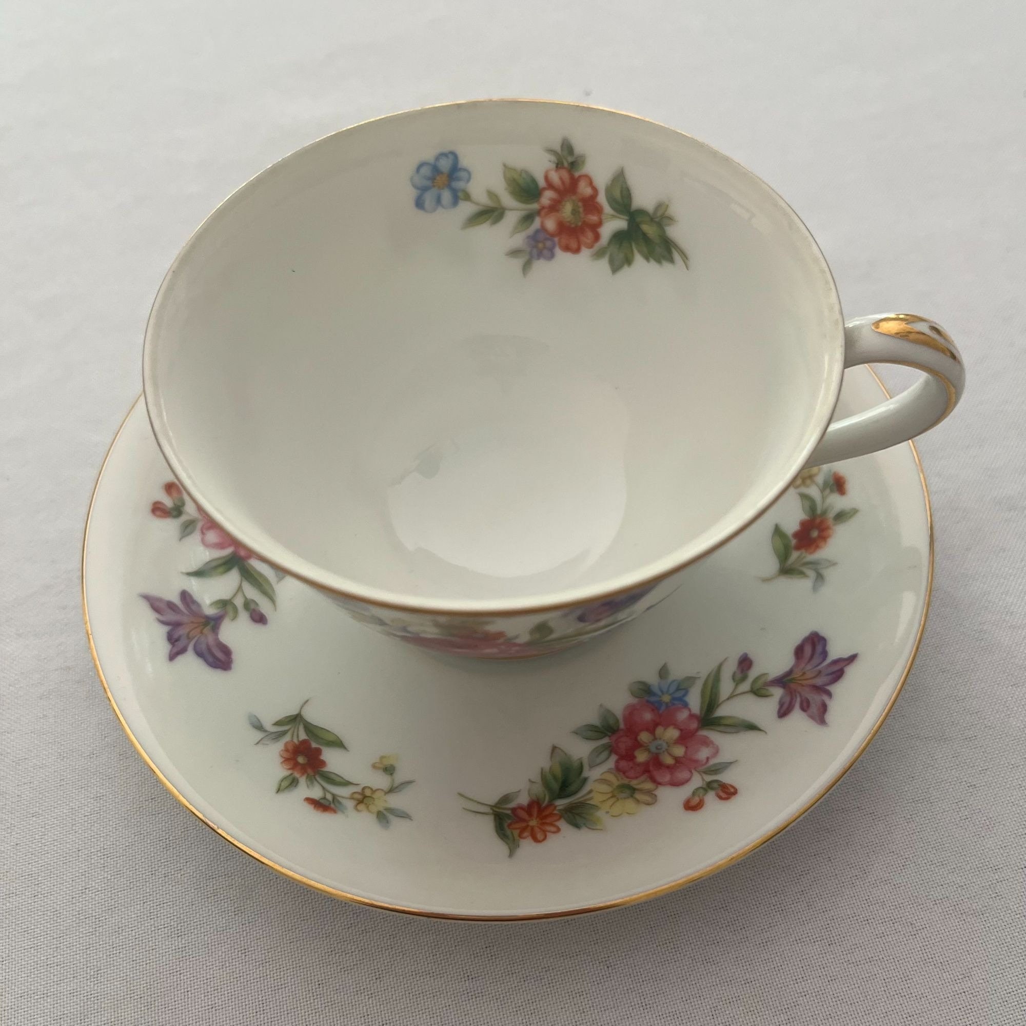 Aladdin Fine China DRESDENIA 5-piece Place Setting - Multi-color Floral ...