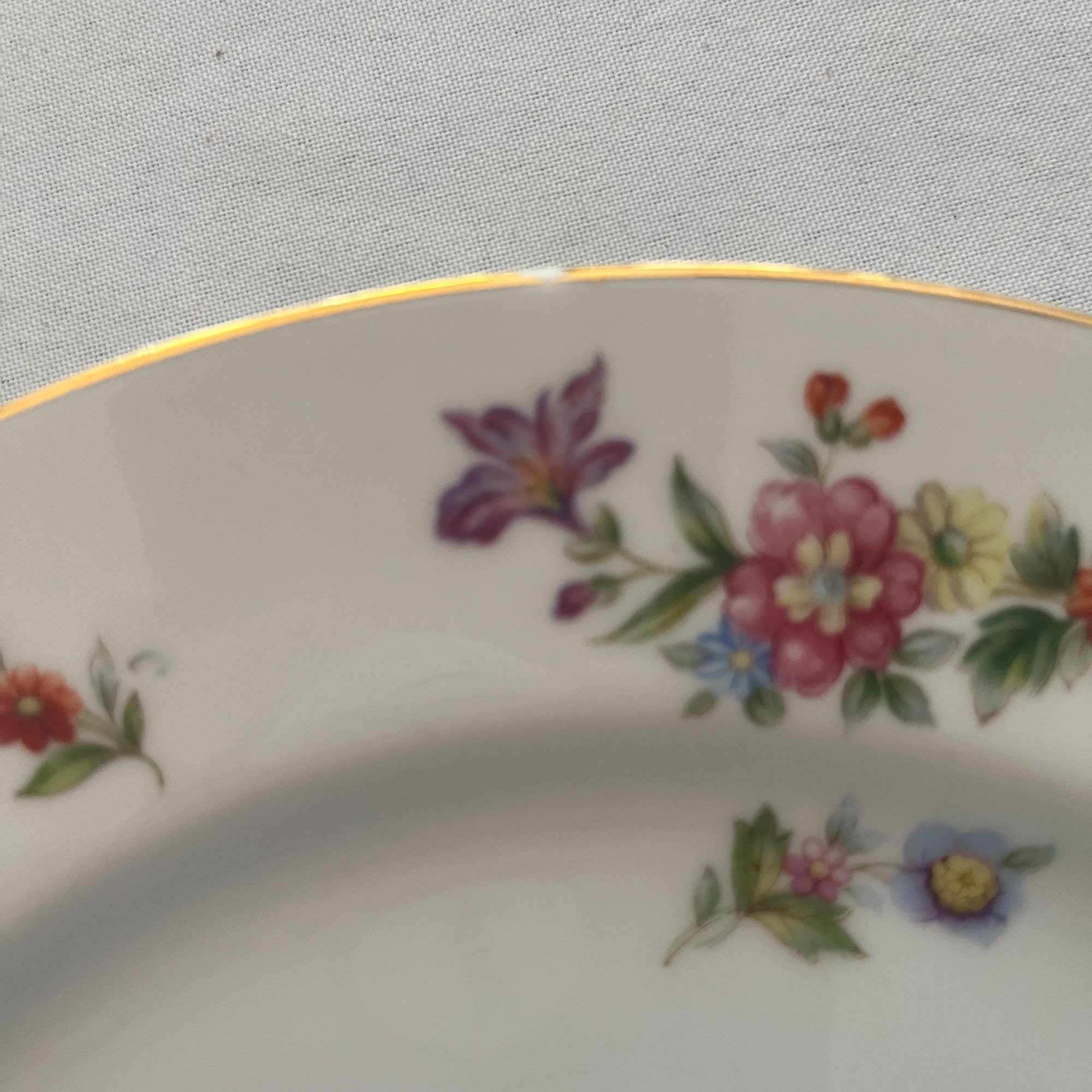Aladdin Fine China DRESDENIA 5-piece Place Setting - Multi-color Floral ...
