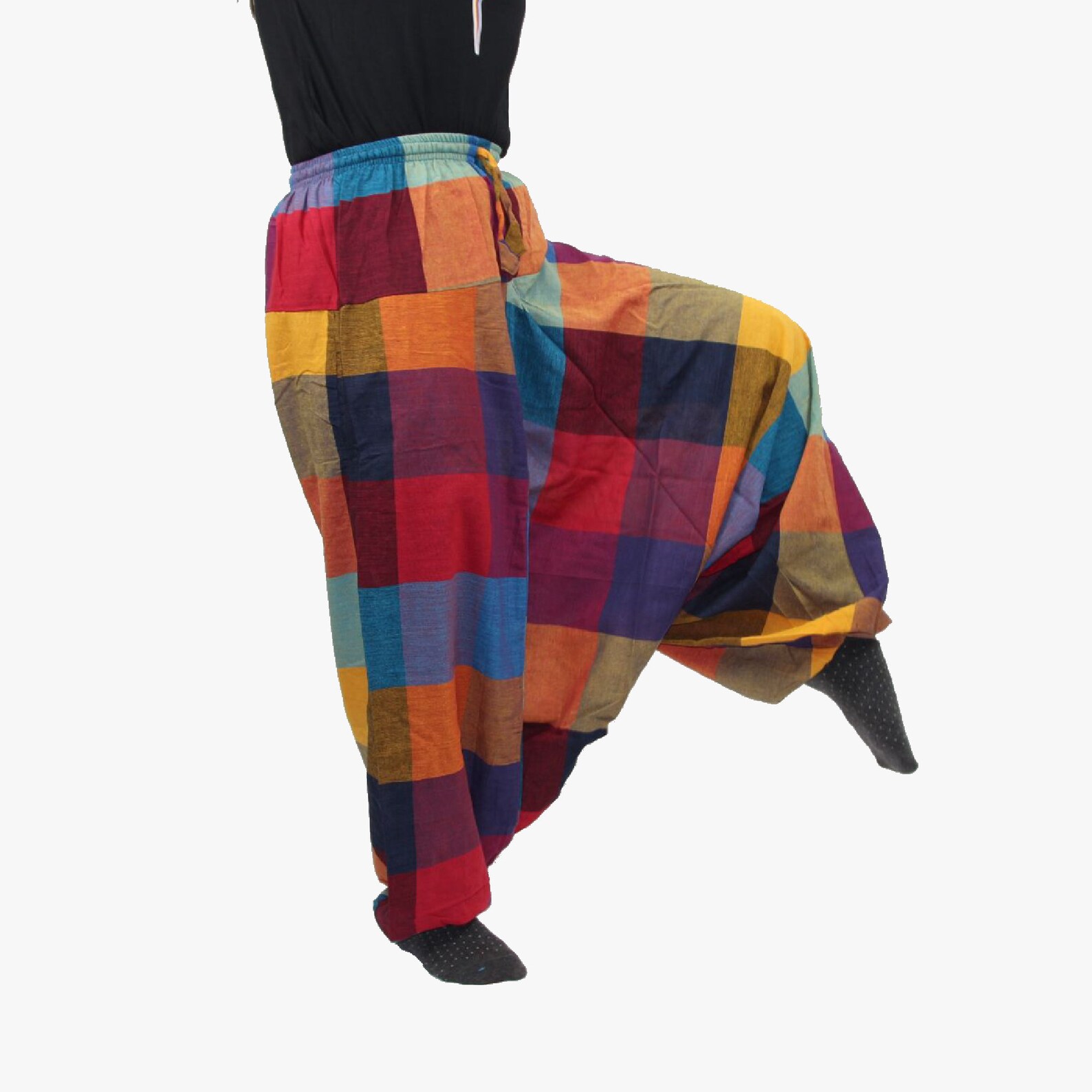 Multi Color Pants Baggy Harem Super Comfortable Comfortable | Etsy