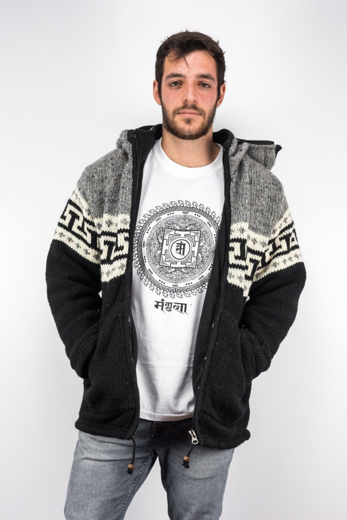 Handmade Wool Jacket Ethnic Hippie Wool Jacket Hadmade in - Etsy