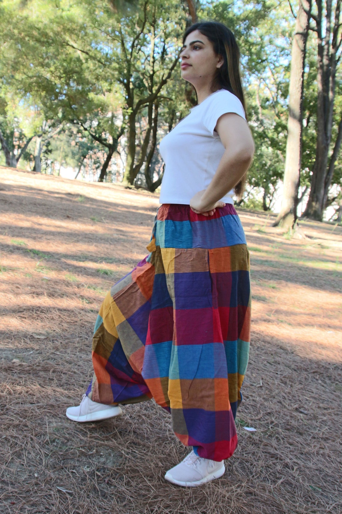 Multi Color Pants Baggy Harem Super Comfortable Comfortable | Etsy