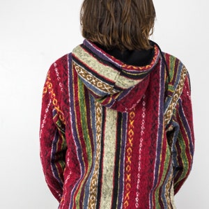 Washed Gheri Hoodie Green Handmade Gheri Cotton Hoodies Traditional ...