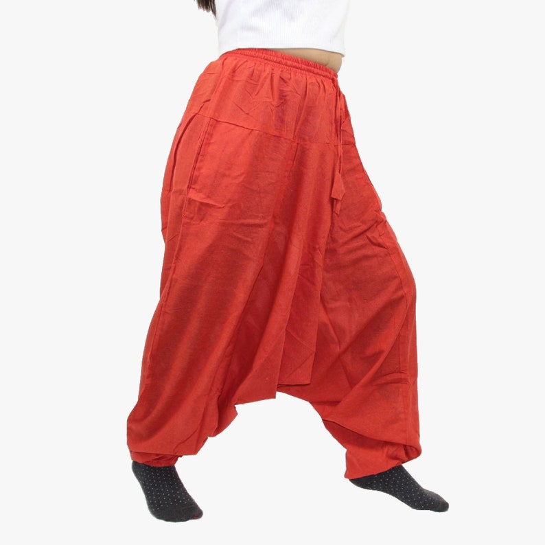 Super Comfy Aladdin Pants Harem Cotton Pants Traditional - Etsy