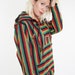 Rasta Color Baja Hoodie Traditional Nepalese Gheri Cotton Fabric ...